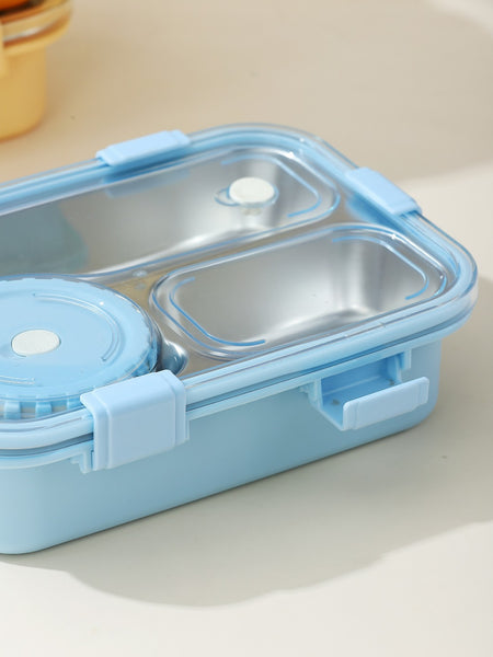 3-Partition Steel Lunch Box – Gift Fusion